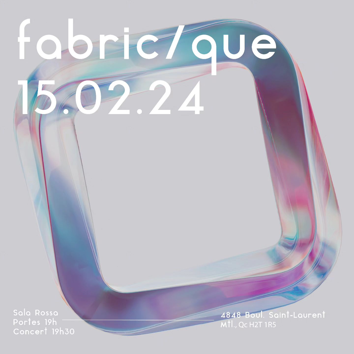 Fabric/que | Codes d'accès